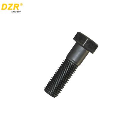 China 40Cr Material Hex Cap Bolt Zinc Plated No.6V5845 M20X2.5X70mm Fits Caterpillar Excavator for sale
