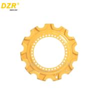 China Yellow Roller Chain Sprocket Steel Material CAT6020 For Undercarriage Parts for sale