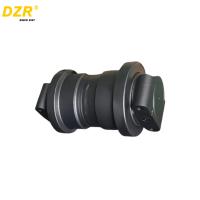 China Double Frangle Bottom Track Roller With Cylindrical Shape For Liebherr Excavator for sale