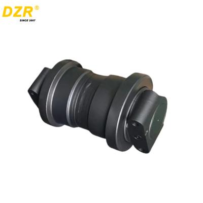 China Double Frangle Bottom Track Roller With Cylindrical Shape For Liebherr Excavator for sale