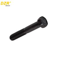 China Black High Tensile Galvanized Hex Bolts Stainless Steel Hex Head Bolts No.6V9667 For Excavator for sale