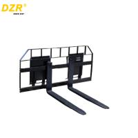 China Light Duty Skid Steer Pallet Forks 320mm Length For Excavator Undercarriage Parts for sale