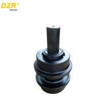 China Durable Black Excavator Carrier Roller Upper Roller For 47mm 55mm Doosan Dx225 Excavator Parts for sale