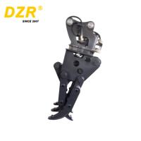 China High Efficiency Durable Excavator Hydraulic Cylinder Steel Grapple Suitable 7-30 Ton Excavator for sale