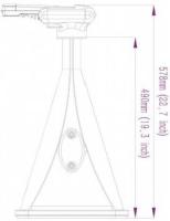 China Asymmetrical Horn Antenna 16 dBi 17 dBi 20 dBi 5.0-7.0 GHz 124 mph Wind Survivability for sale