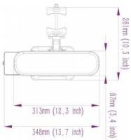 China Asymmetrical Horn Antenna 16 dBi 17 dBi 20 dBi 5.0-7.0 GHz 124 mph Wind Survivability for sale