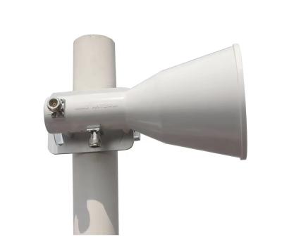 China 4.9-6.5GHz 18dBi Dual Polarized Symmetrical Horn Antenna for Mimosa Radio for sale
