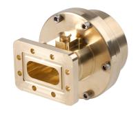 China Fixed Tuned Brass Elliptical Waveguide Connector Long Service Life for sale