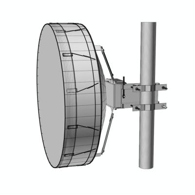 China 0.9m 3ft Microwave Parabolic Antenna 5.9-26.5GHz Dual Polarized High Gain for sale