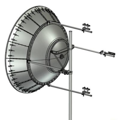 China 2.4m 8ft Class 3 Dual Polarized Microwave Parabolic Antenna 7.125 GHz High XPD for sale