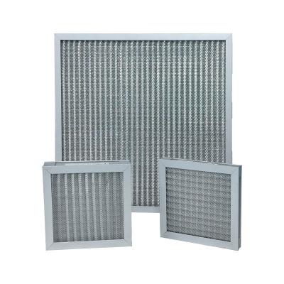 China Aluminum Frame Washable Metal Mesh Air Filters Pre Filter For Industrial HVAC for sale