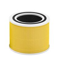 China Yellow household H13 HEPA carbon filters for LEVOIT Core 300 & 300S air purifiers for sale