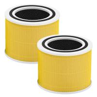 China Yellow household H13 HEPA carbon filters for LEVOIT Core 300 & 300S air purifiers for sale