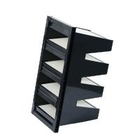 China Washable Plastic Frame Carbon V Bank Air Filter True Hepa For HVAC System for sale