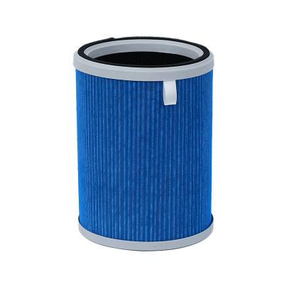 China Blue Auto Car Air Filter Elements Replacement For Allergens Pet Dander for sale