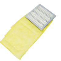 China Customized Air Pocket Hepa Filter Bags 24x24 For Pollen Dust Mite for sale