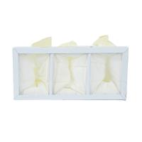 China Custom HEPA Pocket Air Filter Bags 24x24x22 For Industrial Air Purification for sale
