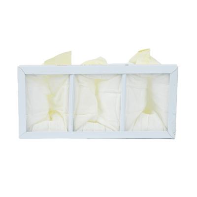 China Custom HEPA Pocket Air Filter Bags 24x24x22 For Industrial Air Purification for sale