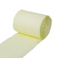China F5-F6 Pocket Filter Media Roll Double-Layer Yellow Filter Media for Industrial Filter Bag Manufacturing for sale