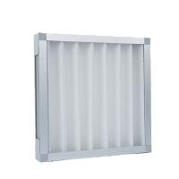 China Industrial Multilayer HEPA V Bank Air Filter Screen Metal Frame Custom for sale