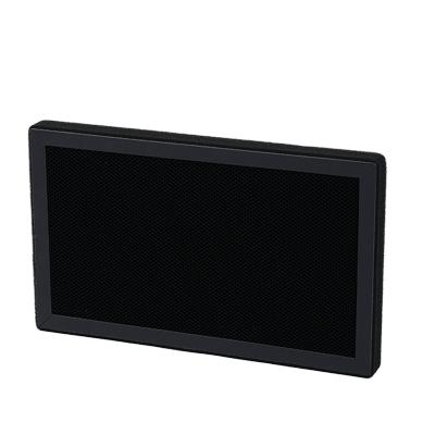 China Custom Honeycomb Pocket Air Filter Black Mesh For Flow Hood for sale