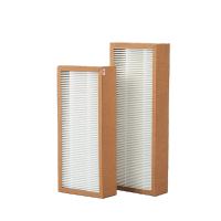China Custom Slender HEPA Filter with Kraft Paper Frame Custom Size Filtration Grade for sale