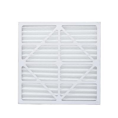 China Customized cardboard Pleated Air Filter Replacement for HVAC & AC Furnace System Dust Collection for sale