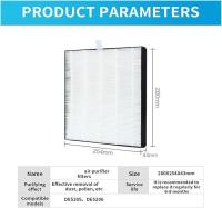 China Customized Size HEPA Air Filter for PM2.5 Removal with 1 Year Warranty - Replacement Air Purifier Filter for sale