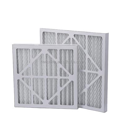 China 590x590x45MM MERV 8 11 13 Pleated Air Filter Eco-Friendly Plate Filter for Air Conditioning for sale