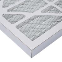 China 590x590x45MM MERV 8 11 13 Pleated Air Filter Eco-Friendly Plate Filter for Air Conditioning for sale