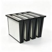 China V-Bank Pocket Filter F7 592x592x440/4 | HVAC AHU Medium Efficiency Air Filter Wholesale for sale