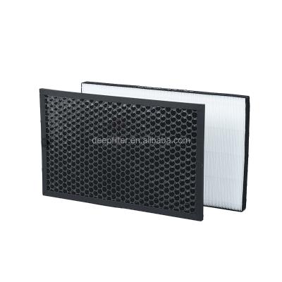 China Replacement HEPA+Activated Carbon Air Purifier Filter with Customized Size for PM2.5 Removal for sale