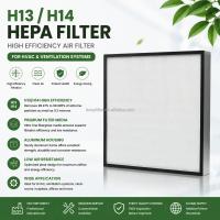 China H13/H14 HEPA Filter with Customized Size and Eco-Friendly Design for Air Purifiers for sale