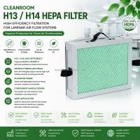 China Customized Size H13/H14 Grade True HEPA Filter with Aluminum Frame for Cleanroom Air Flow for sale