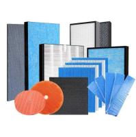 China Customized Size Eco-Friendly High Permeability HEPA Filter for Air Purifier and HVAC Systems for sale