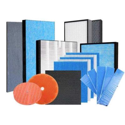 China Customized Size Eco-Friendly High Permeability HEPA Filter for Air Purifier and HVAC Systems for sale
