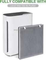 China Pre-Filters True HEPA Filter Replacement with Activated Carbon Plastic Frame Replacement Compatible with VITAL100 for sale