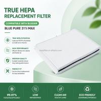 China High Performance True HEPA Replacement Filter with Activated Carbon and Customizable Size for Blueair Blue Pure 311i Max Air Purifier for sale