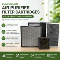 China Customized Size Eco-Friendly High Permeability HEPA Filter Replacement Air Purifier Filter for sale