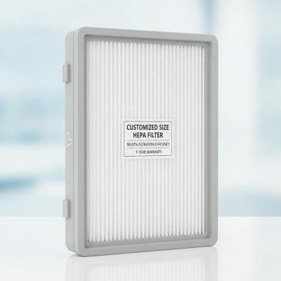 China Customized Size HEPA Filter with 99.97% Filtration Efficiency and 1-Year Warranty for Air Purifiers for sale