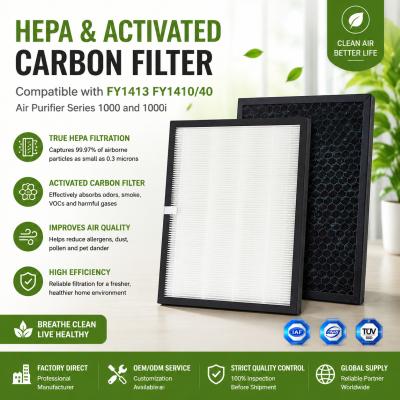 China High-Efficiency HEPA and Activated Carbon Replacement Filter for FY1410/40 Air Purifier Series for sale