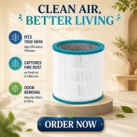 China Activated Carbon Air Filter with High Permeability Eco-Friendly Design and Strong Compatibility for Dyson TP01 TP02 AM11 BP01 for sale