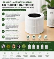 China True HEPA H13 Activated Carbon Air Purifier Filter Replacement for Levoit Core Mini Models for sale