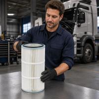 China Eco-Friendly HEPA Air Purifier Filter with High Permeability and Strong Compatibility for Kenworth T600/T800/W900S for sale