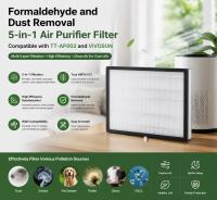 China 5-in-1 HEPA Air Filter for Formaldehyde and Dust Removal Compatible with TT-AP003 and VIVOSUN for sale