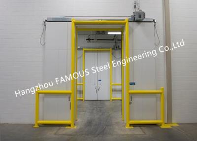 China Motor Embedded Sliding Doors Bi-Parting Horizontal Industrial Sliding Power Operated Doors for sale