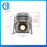 China Piston S130B-E0140 For Hino N04CT  Engine Spare Parts for sale