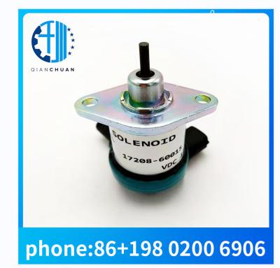 China KOVAX Flameout Switch Shutoff Solenoid Excavator Machinery Spare Parts 17208-60016 for sale
