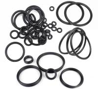 China EPDM NBR FKM HNBR Silicone Rubber O Ring Kit Black for sale