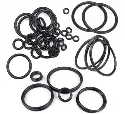 China EPDM NBR FKM HNBR Silicone Rubber O Ring Kit Black for sale
